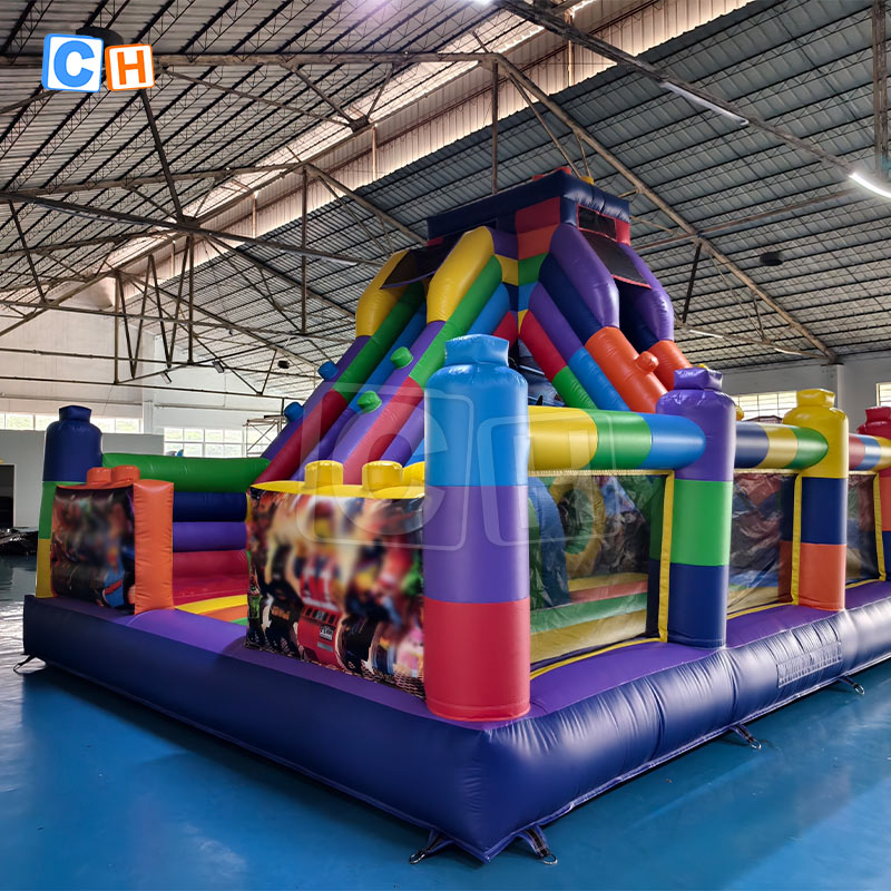 Inflatable Robot Model Bouncer Castle for Kids