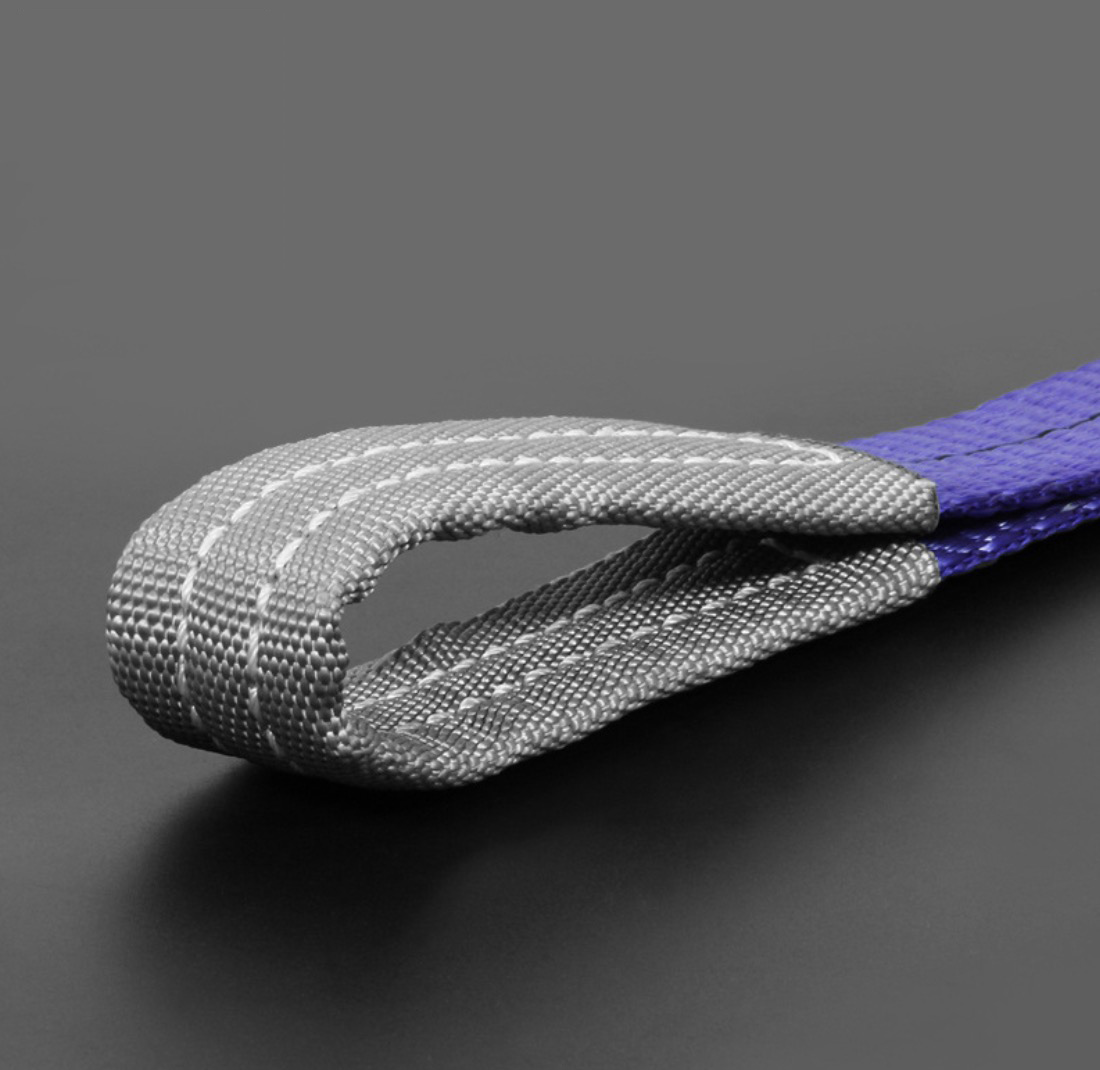 1000KG Polyester Flat Webbing Slings,Eye to Eye Flat webbing slings