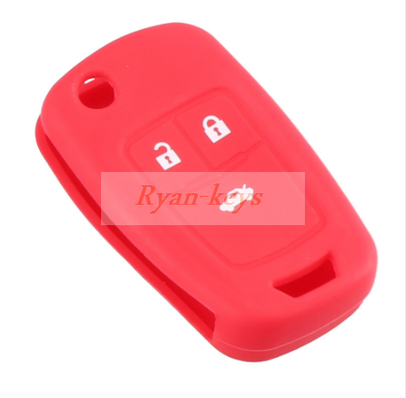 10pcs NEW Hot silicone car key cover 3 button for Chevrolet Cruze 2009 ...