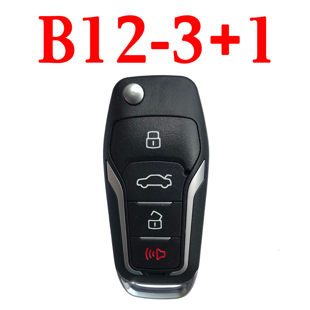 KEYDIY 3/4 Buttons Remote Key B12-3/3+1 B Series for KD900 KD-X2 URG200 ...