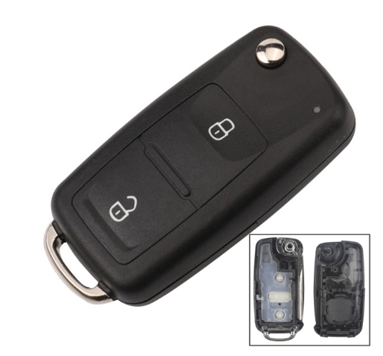Original 2/3/4/5 Button Folding Remote Car Key Shell Flip Fob for VW ...
