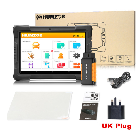 Humzor NexzDAS Pro Full System Auto Diagnostic Tool OBD2 Scanner with ...