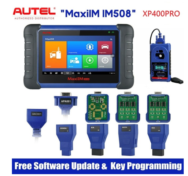 Original Autel MaxiIM IM508 Advanced IMMO & Key Programming Tool Plus ...