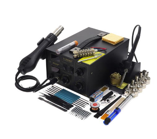 SAIKE 852D 852D+ 2 in 1 SMD rework station hot air gun soldering station soldering station 220V 110V