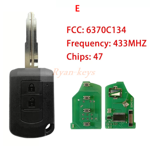 2/3/4 Button Key For 2018-2020 Mitsubishi Lancer Eclipse Cross Remote ...