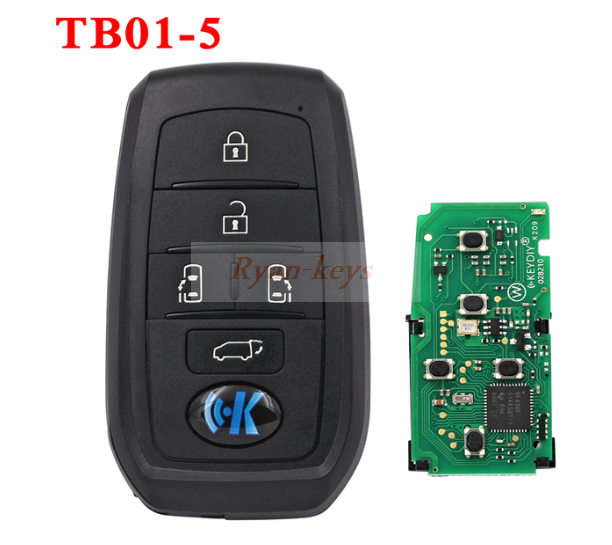 KEYDIY KD 8A TB Smart Key Remote TB01 TB02 TB36 for Toyota Corolla RAV4 ...