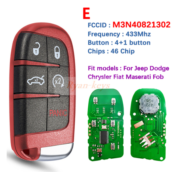 Universal Smart Key For Jeep Compass Grand Cherokee Dodge Charger ...