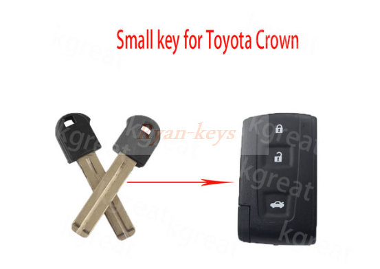10pcs Emergency Smart Prox Remote Key Fob Uncut Blade Blank Insert for ...
