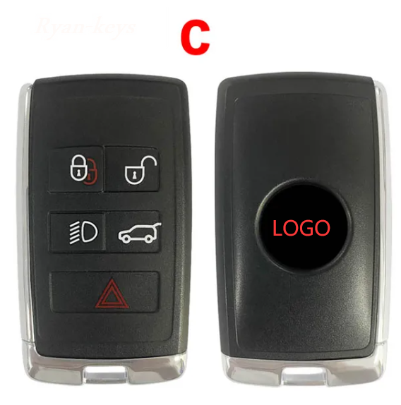 Original Quality 5 Button Smart Key Cover For Jaguar Land Range Rover ...