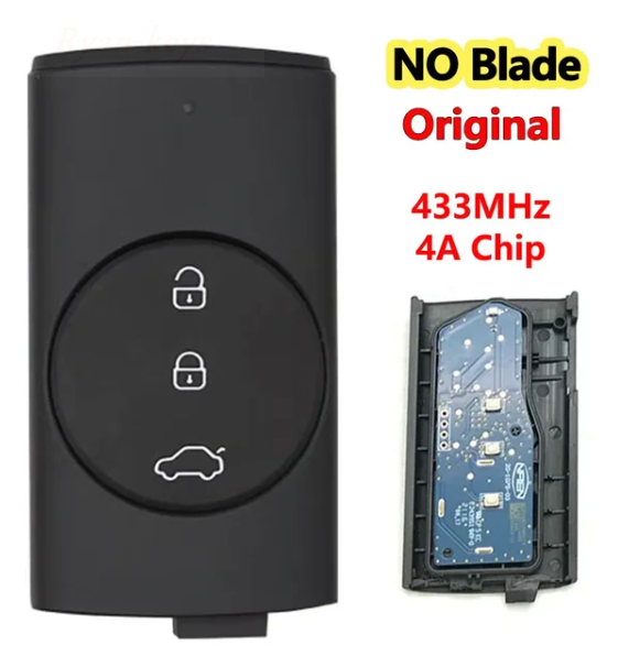 Original 3B Keyless Remote Car Key 4A Chip 433Mhz for Chery Tiggo 7 ...