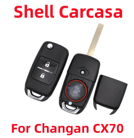 Original Folding Remote Car Key FOB 2 Buttons for Changan Chana CX-70 ...