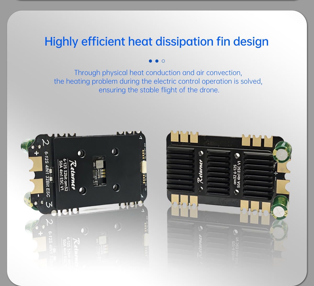Returner 6-12S 32Bit am32 50A(4IN1) ESC V1