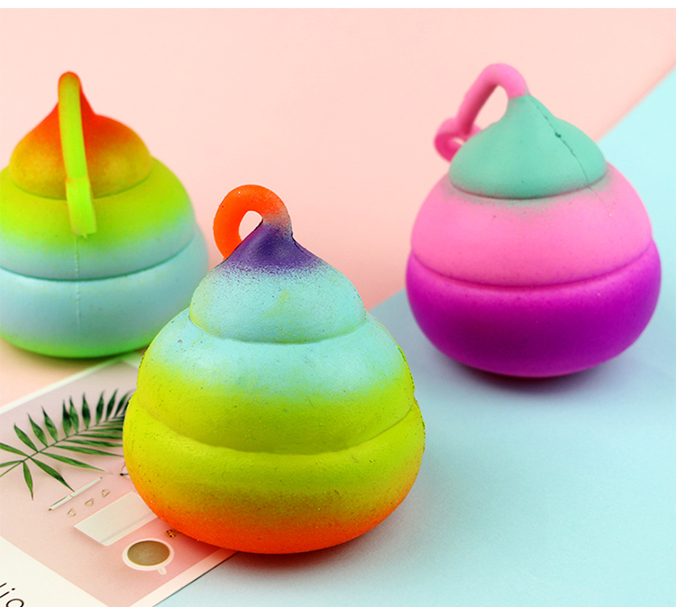 TONGLEFUN Yoyo Colored Poo Squishies Squishy Toys, Animals Squishies ...