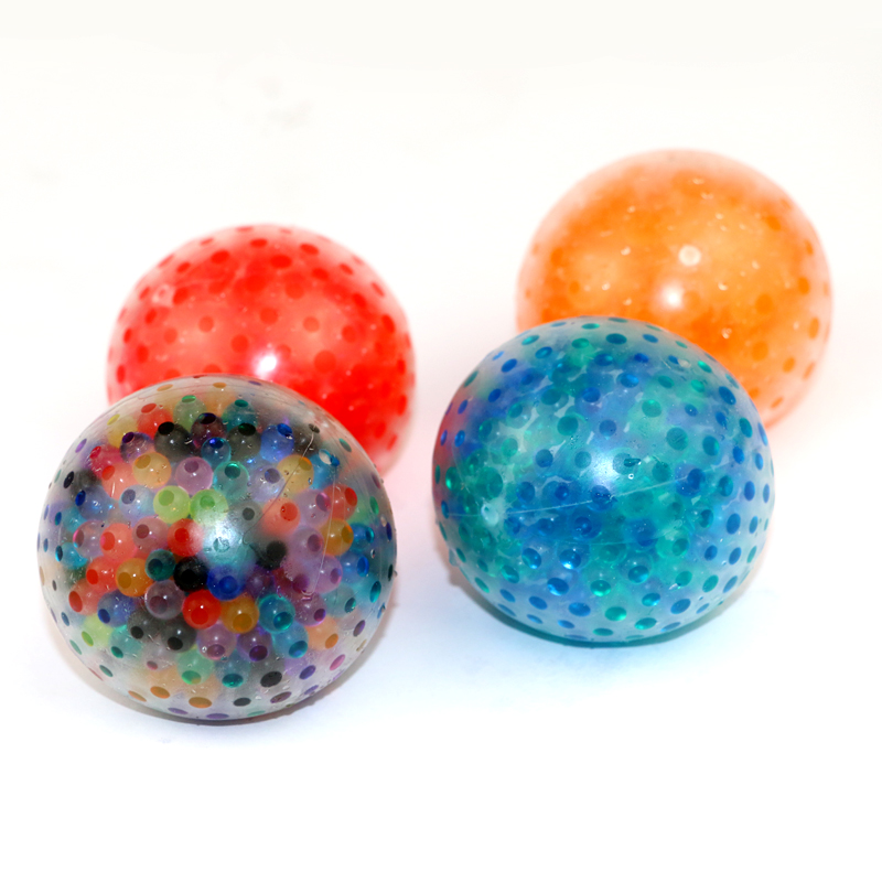 TONGLEFUN Beads Ball Squeeze Toy，Water Ball， Mochi Squishy Toys ...