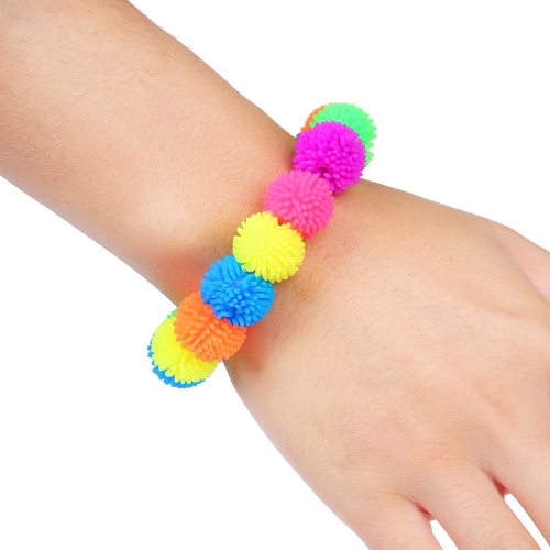 TONGLEFUN Colorful balls Bracelet children's toy Elastic Rope Bracelet