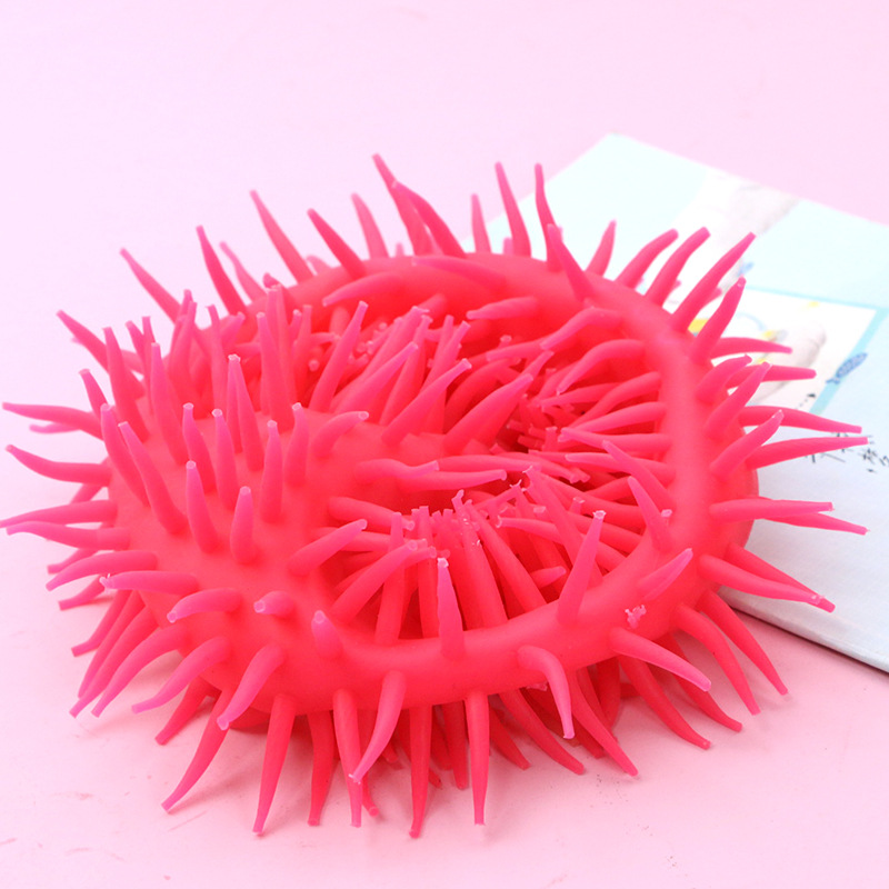 TONGLEFUN Googly Puffer Ball TPR Stretchy Spike Hat Soft Squishy ...