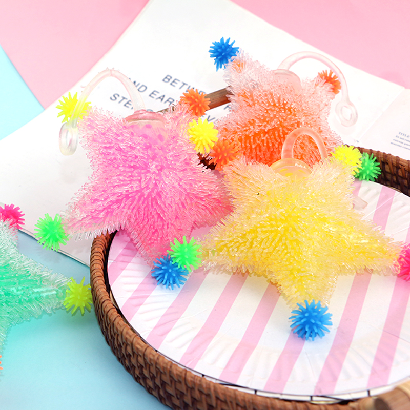 TONGLEFUN Starfish Bead Ball Squeeze Toy，Water Ball，Cute Mochi Squishy ...