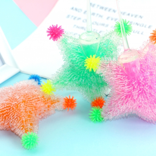 TONGLEFUN Starfish Bead Ball Squeeze Toy，Water Ball，Cute Mochi Squishy ...