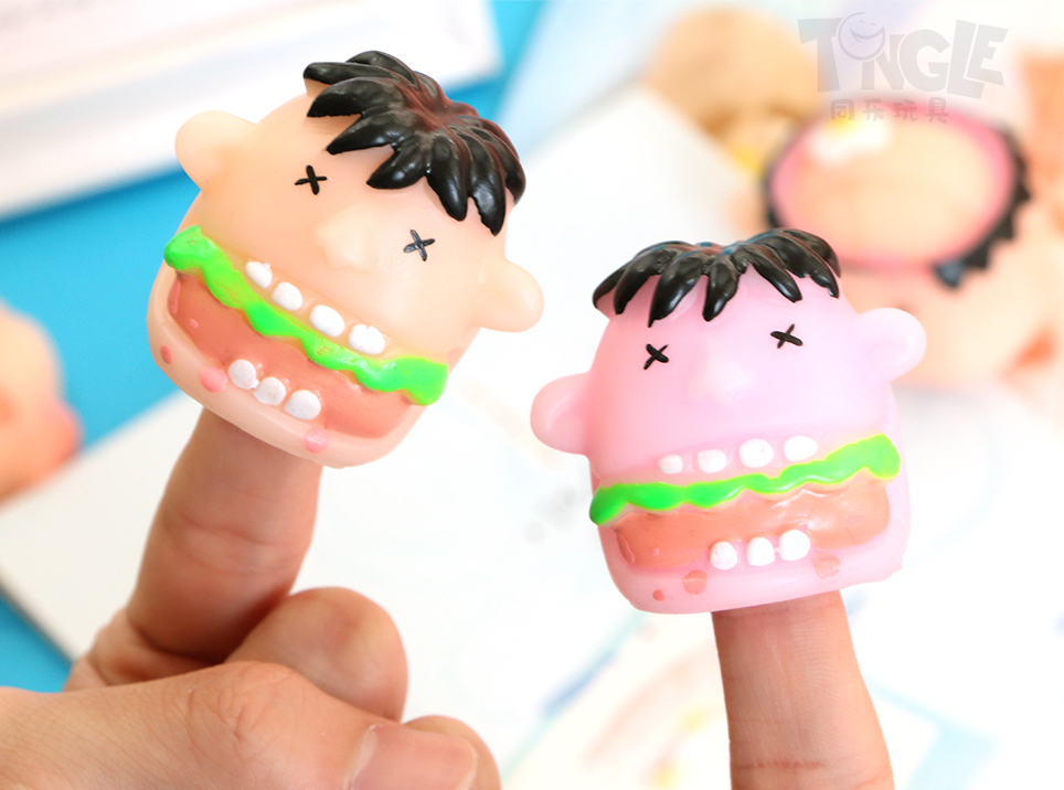 TONGLEFUN Squeeze Finger Doll，Mochi Squishy Toys, Kawaii Squishies ...