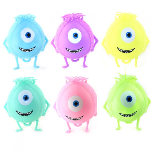 TONGLEFUN Big Eyes Monster Puffer Ball，Cute Mochi Squishy Toys, Kawaii ...