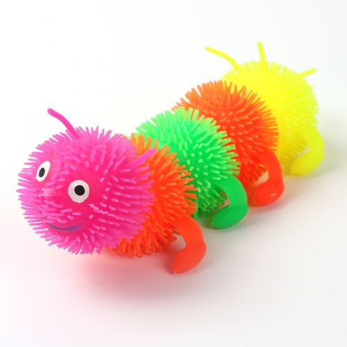 TONGLEFUN Caterpillar Puffer Ball，Cute Mochi Squishy Toys, Kawaii ...