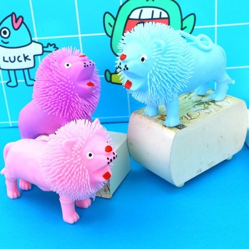TONGLEFUN Lion Puffer Ball，Cute Mochi Squishy Toys, Kawaii Squishies ...