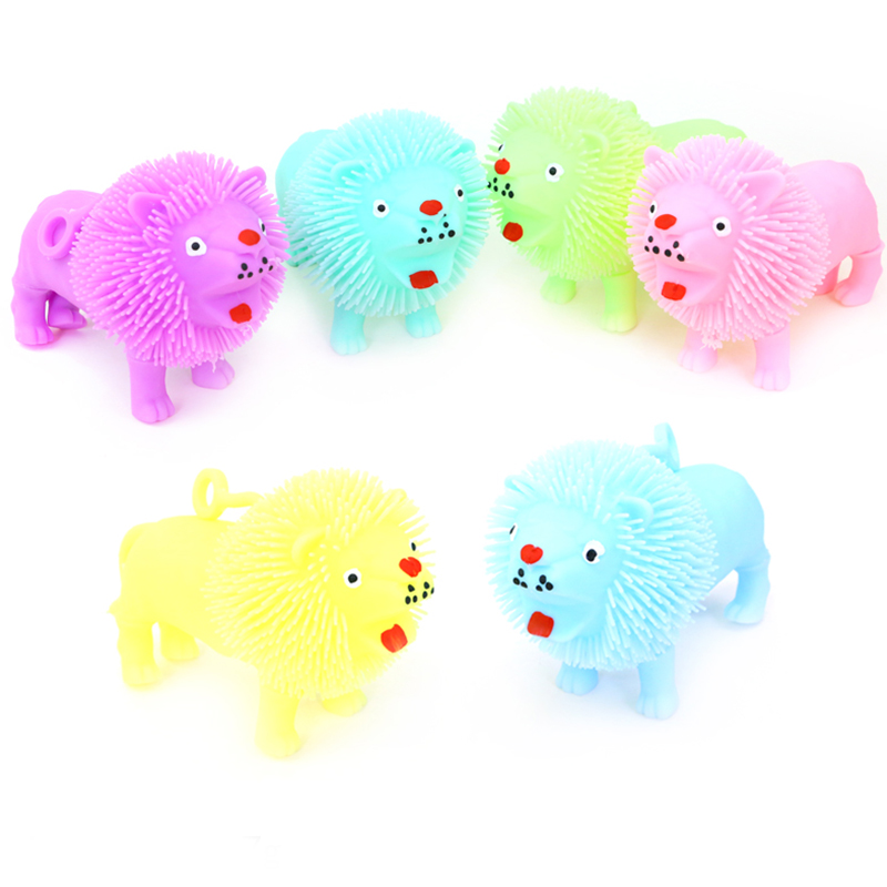 TONGLEFUN Lion Puffer Ball，Cute Mochi Squishy Toys, Kawaii Squishies ...