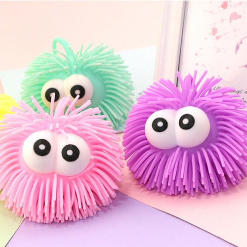 TONGLEFUN Big Eyes Puffer Ball，Cute Mochi Squishy Toys, Kawaii ...