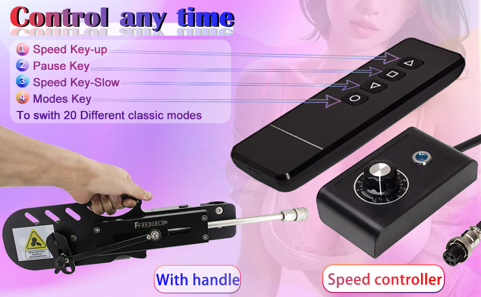 FREDORCH Sex Machine,Wired & Wireless Control 80W Turbo Gear Power Love ...