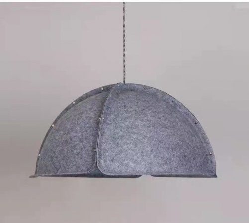acoustic hoop lamp shade