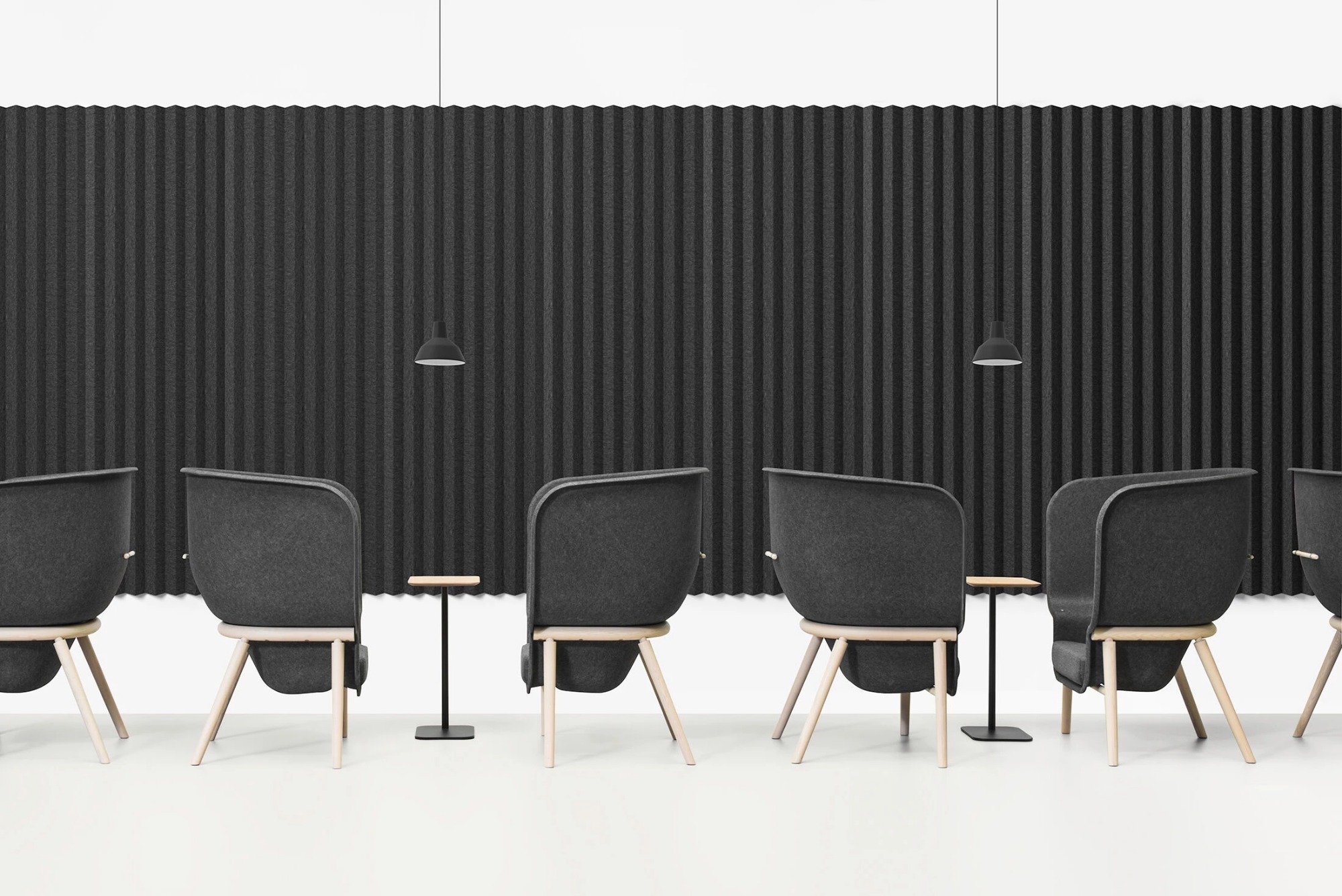 China factory 3D Embossed Pet acoustic wall cladding panels