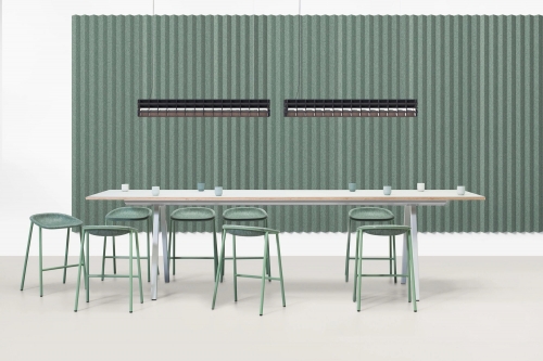 China factory 3D Embossed Pet acoustic wall cladding panels