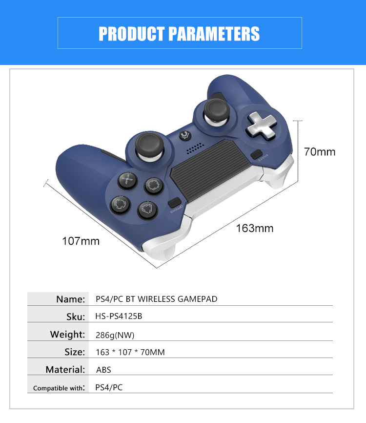 HONSON PS4/PC Elite Bluetooth wireless Controller