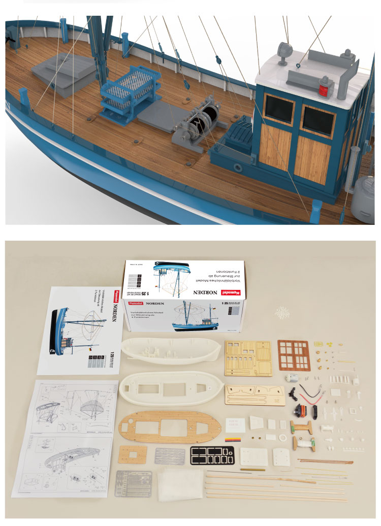 1:25 Kymodel RC Kit NORDEN,Kymodel