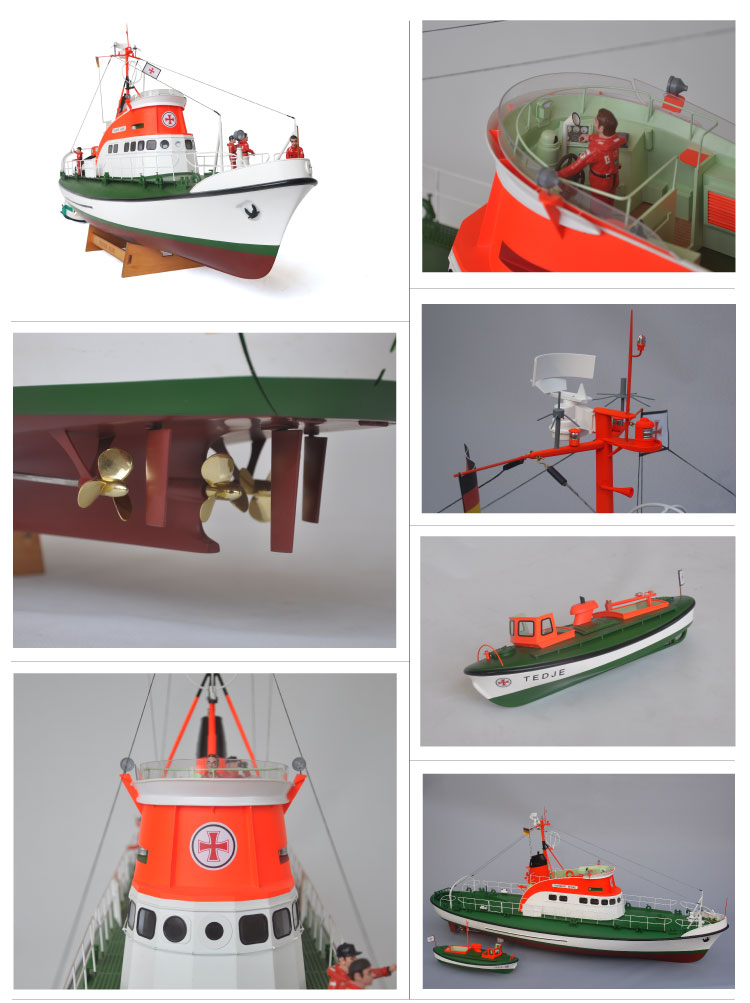 1:20 Kymodel Premium Line RC Boat Heuss,Kymodel