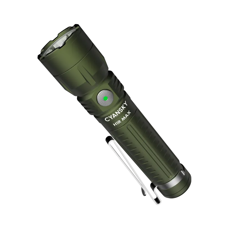 1500 lumens 460m Long Beam Throw Mini Rechargeable 18650 Flashlight ...