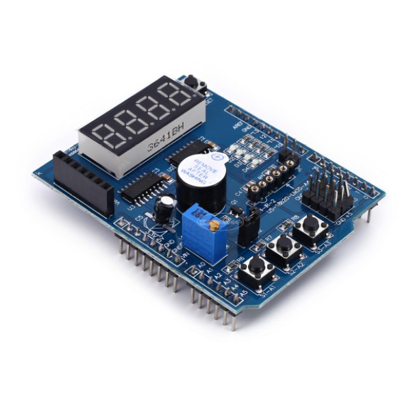 Multi Function Shield With Buzzer Lm35 4led Expansion Board Module For Arduino Uno R3 Lenardo