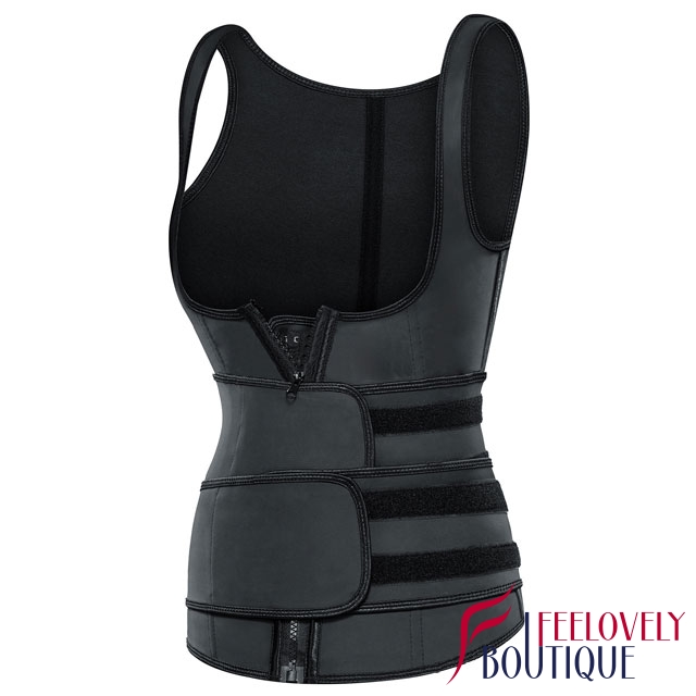 Compression Steel Boned Latex Shaper Trainer Vest