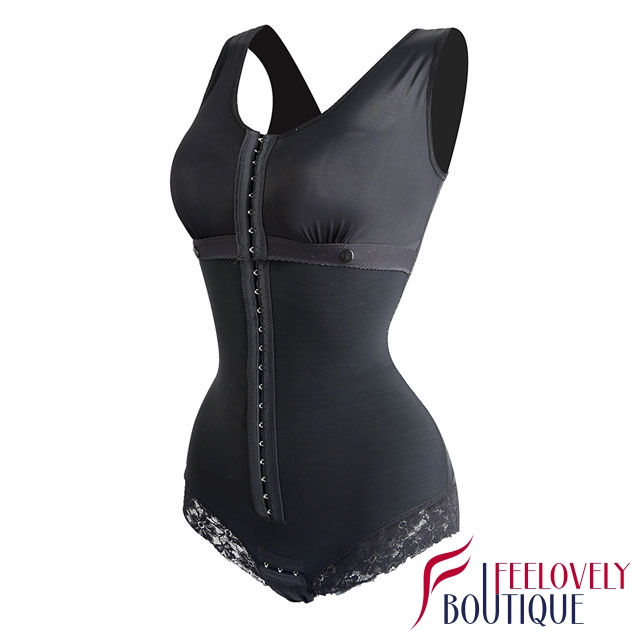 Lace Trim Waist Control Body Girdles