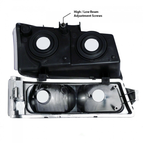 03-07 Chevy Silverado Avalanche Smoke Headlights+Signal Lamps Bumper ...