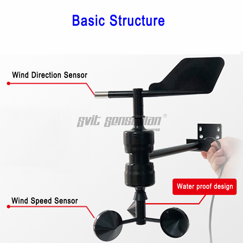 Trumsense STTWSWDI515T Integrated Wind Speed and Direction Sensor DC 5V ...