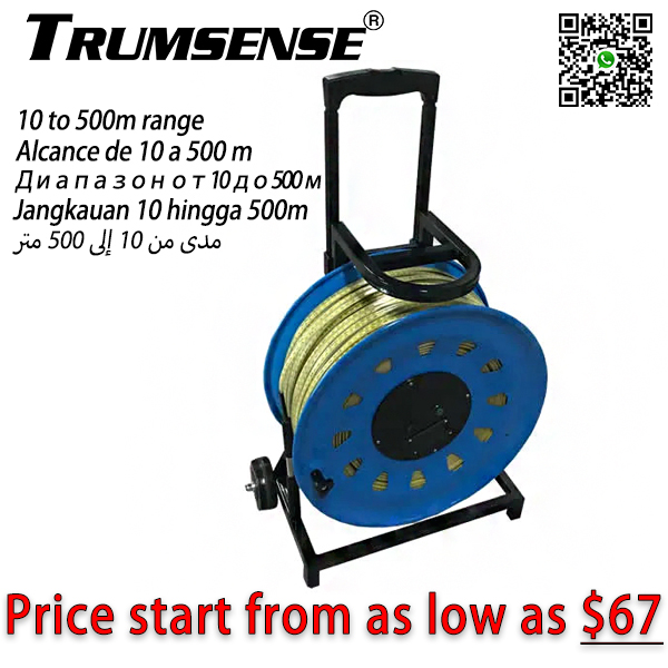 Trumsense rechargeable batteries Power Steel Ruler Water Level Meter With 20 Meter Range Used ...