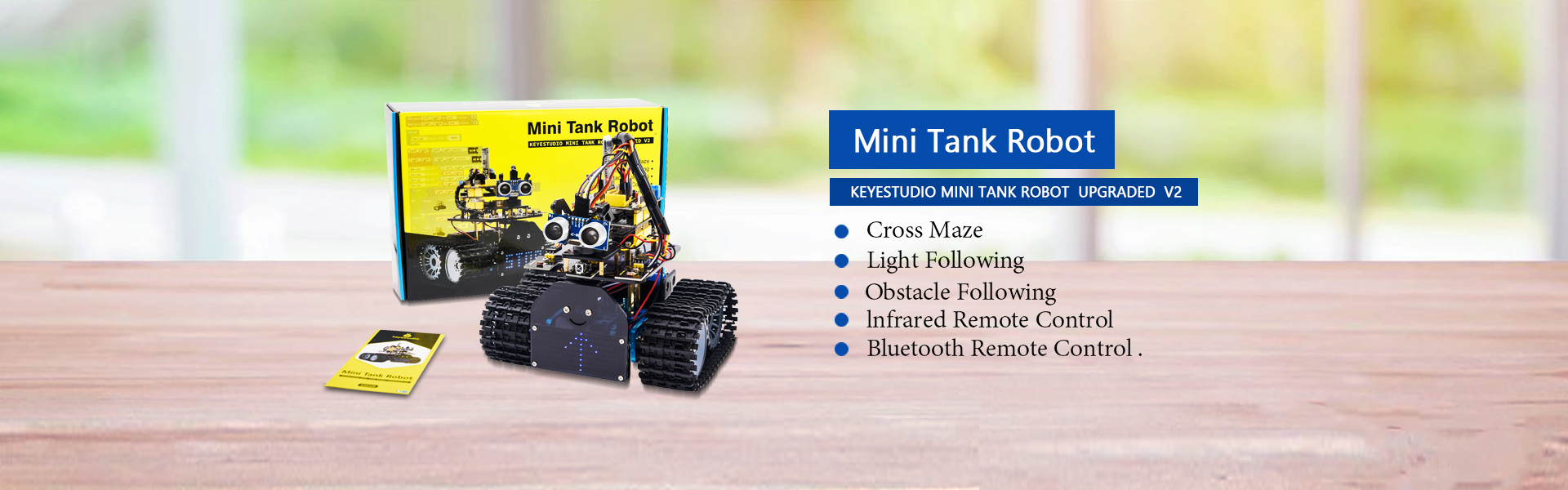 Fun starter kit and robot for Arduino, Raspberry pi and Micro: bit