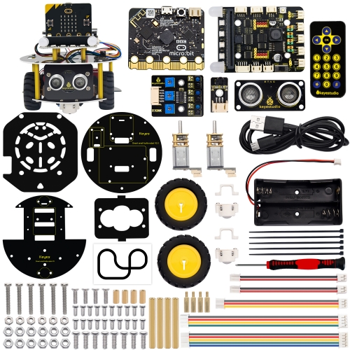 Fun starter kit and robot for Arduino, Raspberry pi and Micro: bit