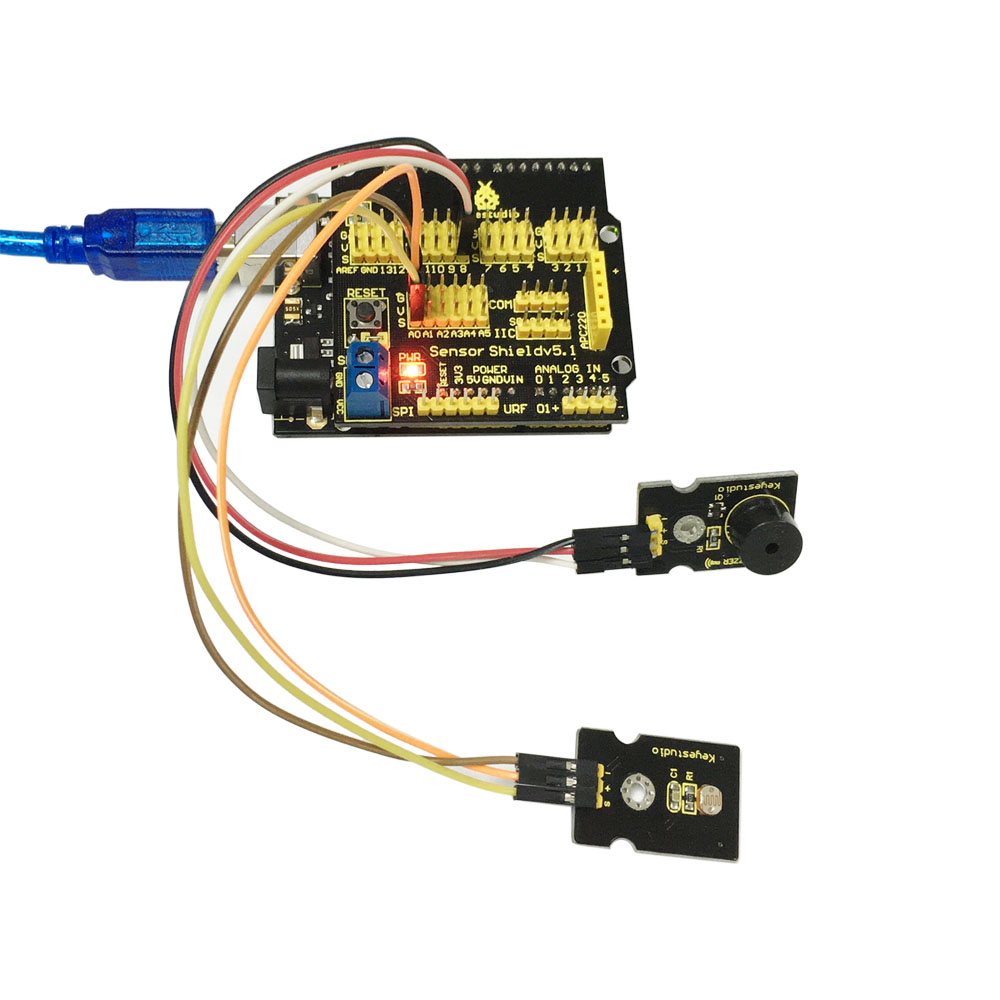 Free shipping !Keyestudio Passive Buzzer Alarm Module for Arduino