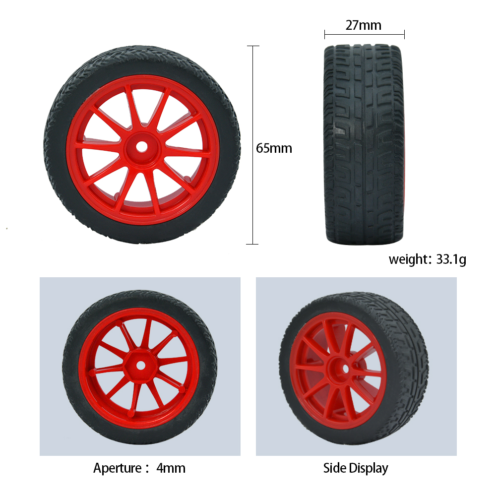1PCS Robot Wheel Mecanum Different Colors Wheels For Arduino Smart Car ...