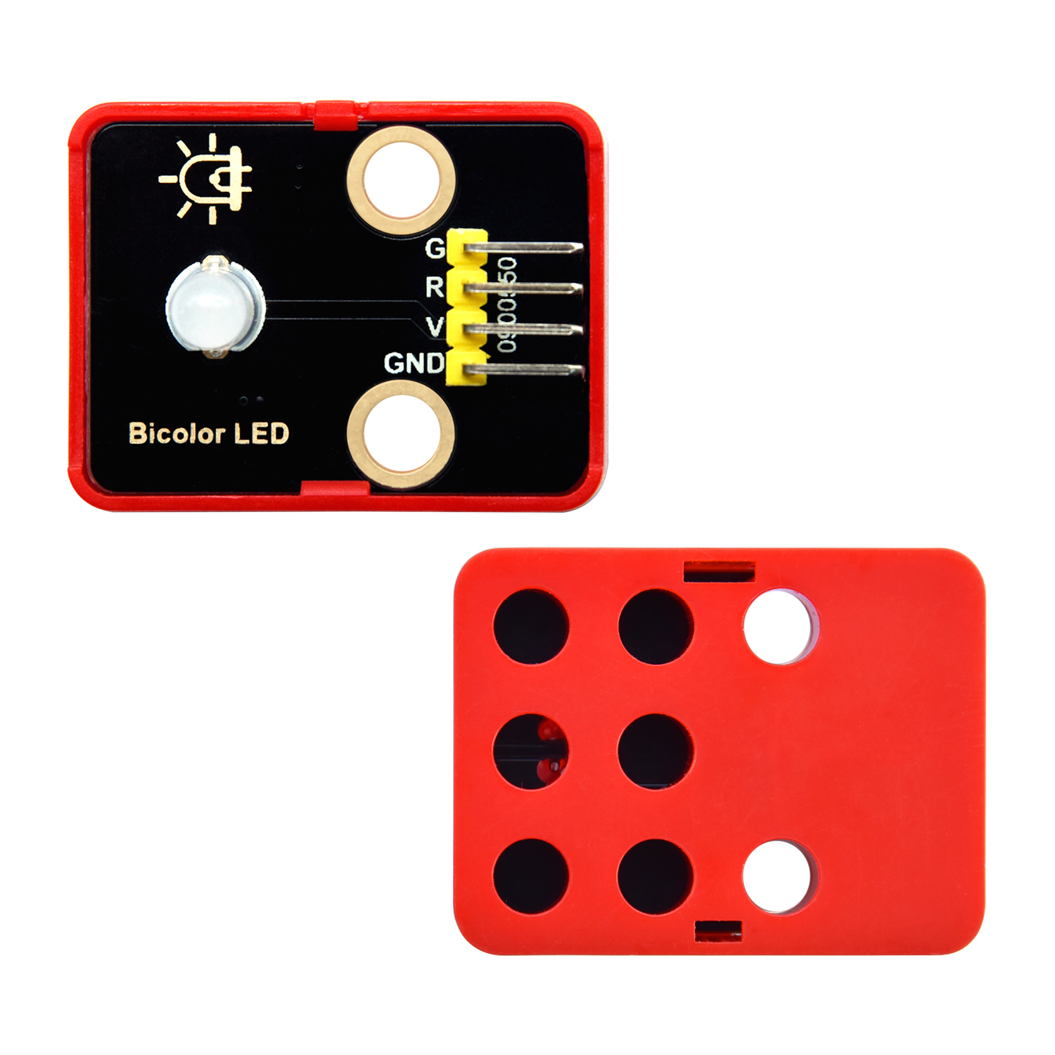 Keyestudio Red and Green Led Module For Arduino Programming DIY Projects Two Colors LED Module ...