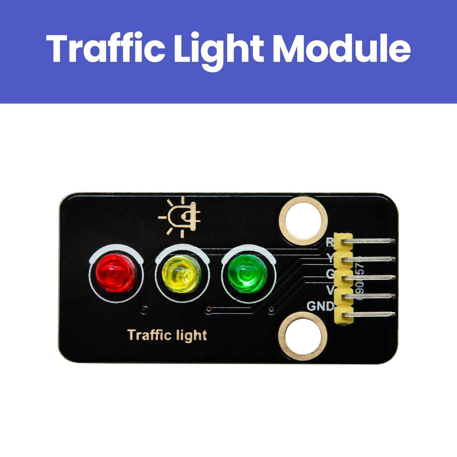 Keyestudio Traffic Light Module For Arduino DIY Programming Projects Compatible LEGO Blocks