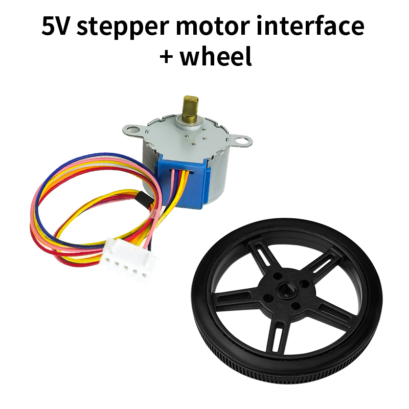 5908 Silicone Tire Wheel Compatible Robot Smart Car With 360-degree ...