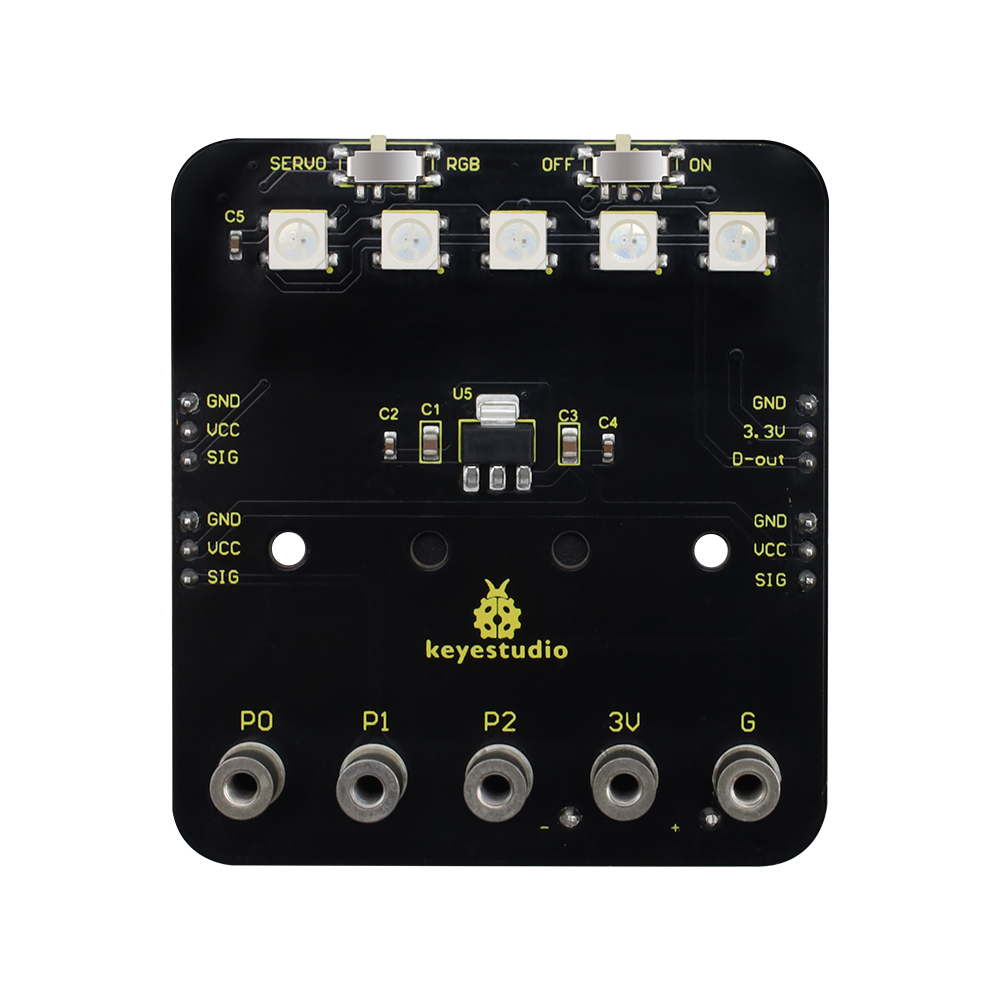 Keyestudio Microbit Mini Servo Expansion Board v2.0 for Robot Car